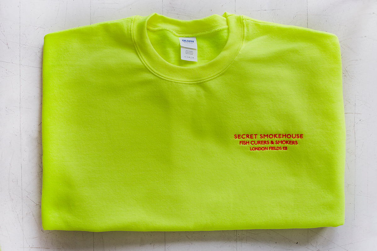Secret Smokehouse Neon Yellow Jumper
